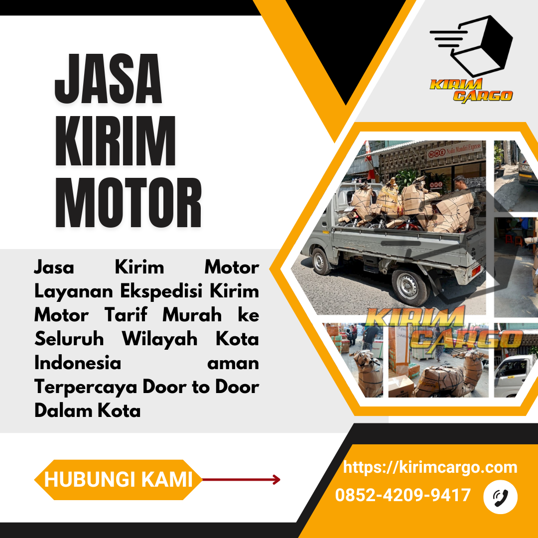 Jasa Pengiriman Motor ke Seluruh Indonesia | 085242099417
